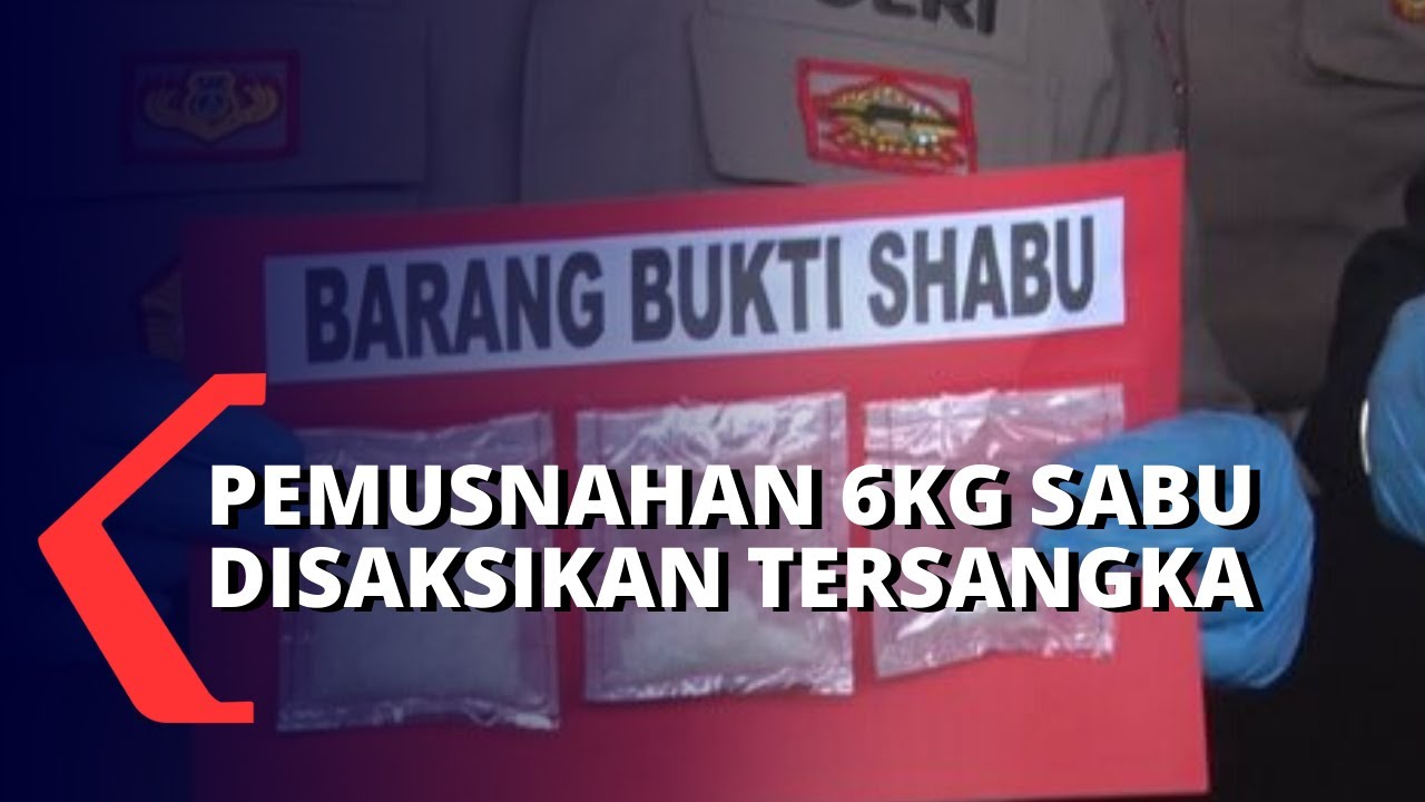 6 Kg Sabu Dimusnahkan di Makassar dengan Cara diblender - YouTube