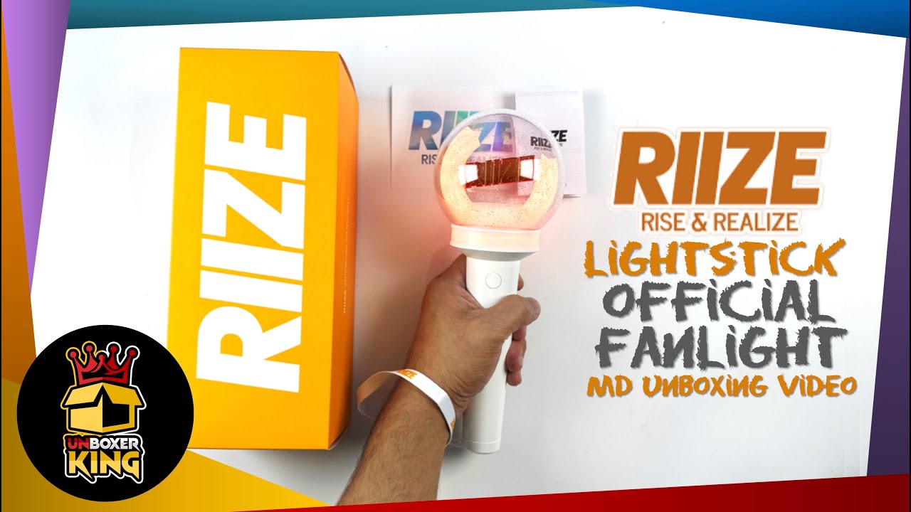 RIIZE OFFICIAL FANLIGHT || LIGHTSTICK UNBOXING - YouTube