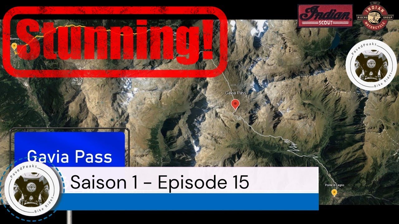 S1-15 - Conquering the Epic Gavia Pass on My Indian Scout | Alps ...
