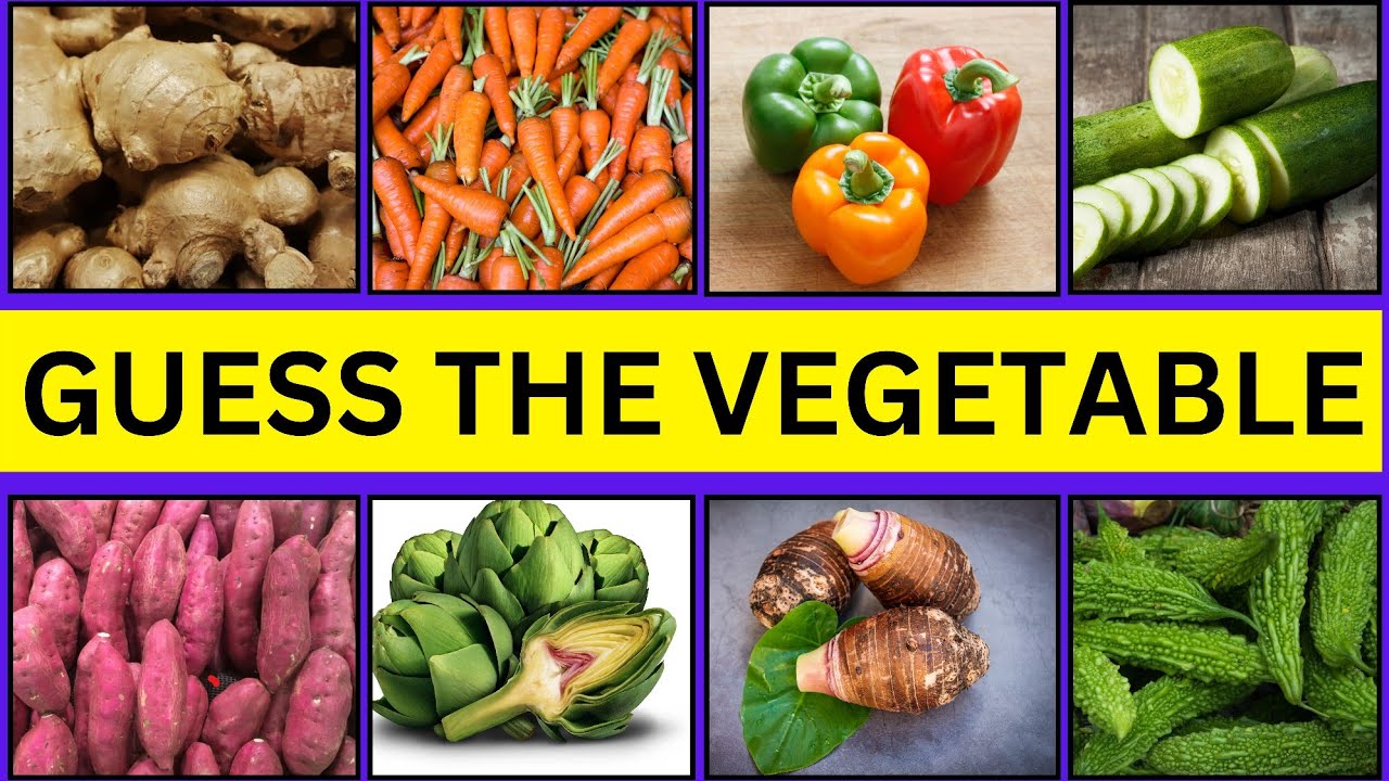Guess the Vegetable Challenge! In 3 Seconds - YouTube