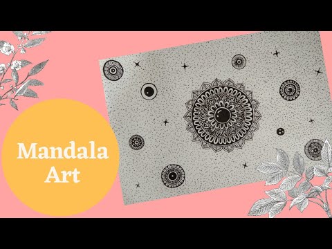 Learn Mandala Art || Solar System || Step by Step || For Beginner's ...