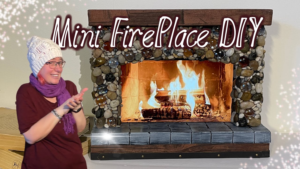 Mini Fireplace DIY - One DIY a Week - Week 5 - YouTube