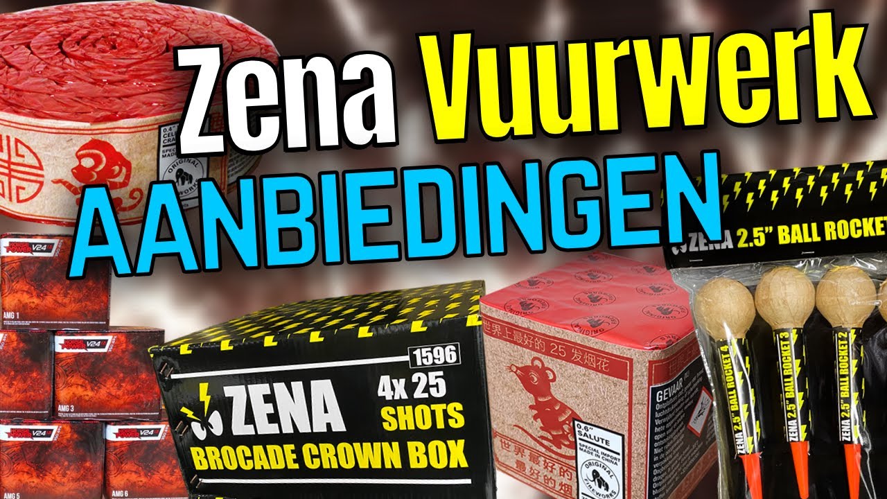 Nieuwe Zena Vuurwerk aanbiedingen | December 2023 - YouTube