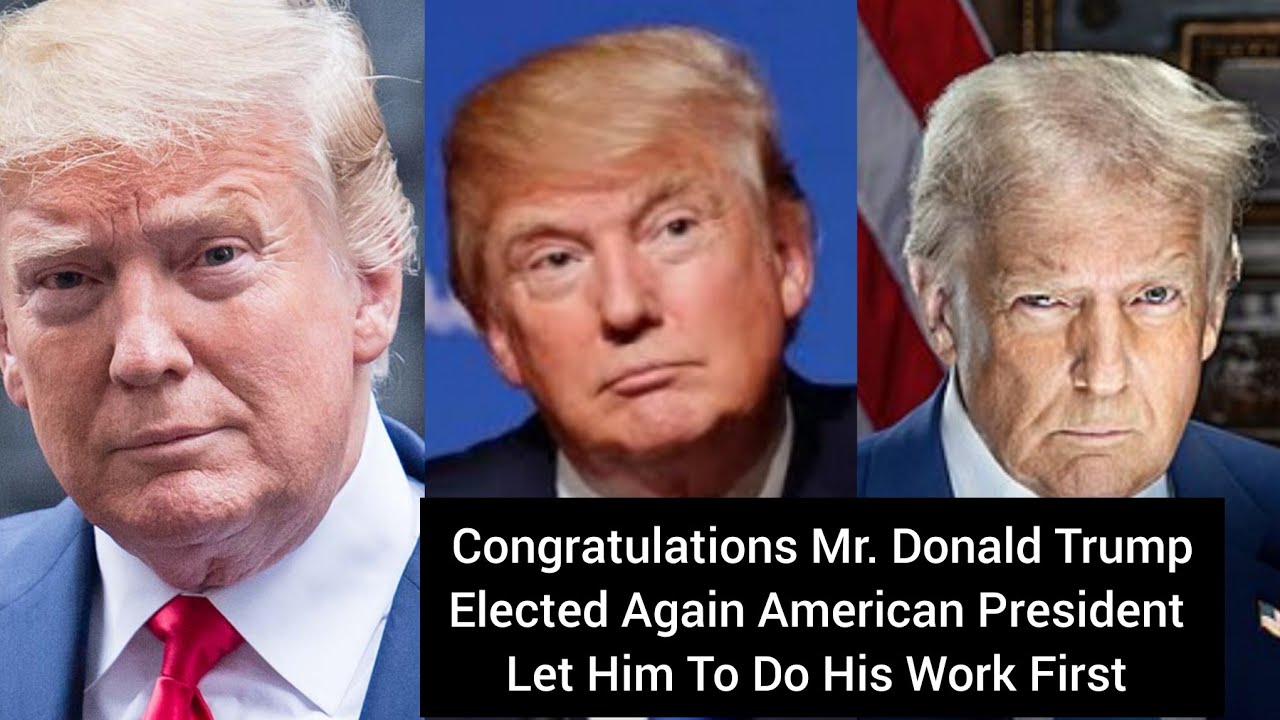 congratulations Mr Donald Trump - YouTube
