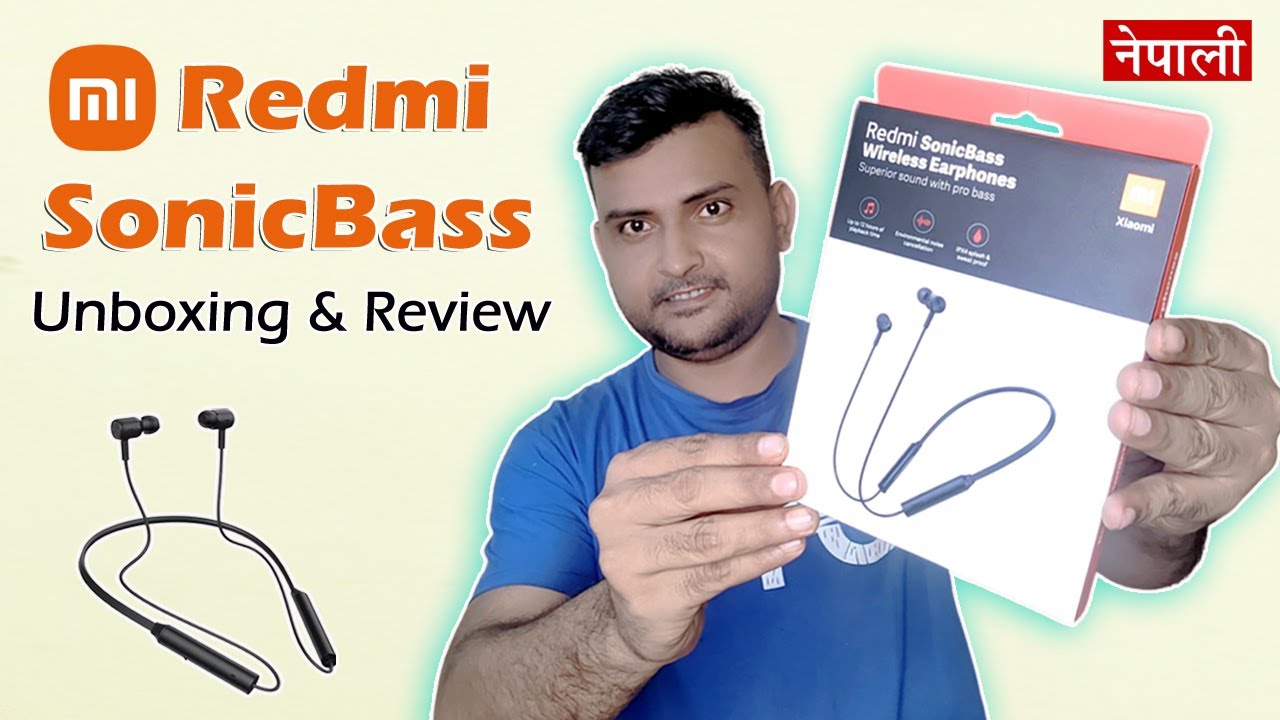 Redmi SonicBass Wireless Neckband Earphones 😍 Unboxing And Review In ...