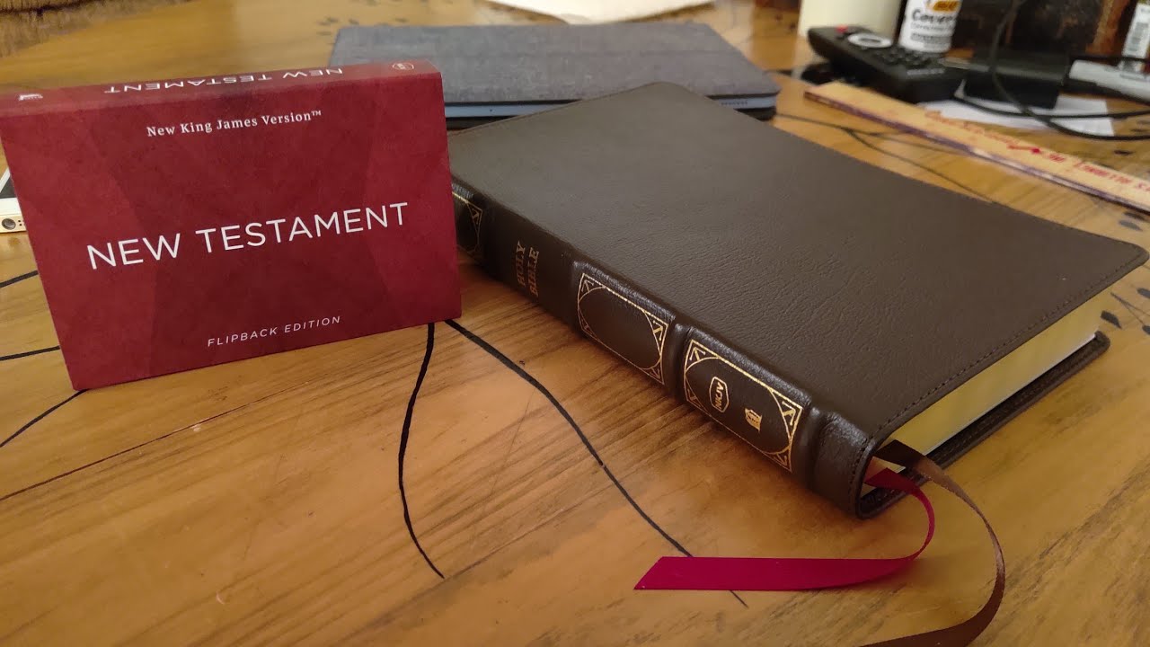 NKJV Flipback New Testament and NKJV Thinline Reference Bible, Genuine ...