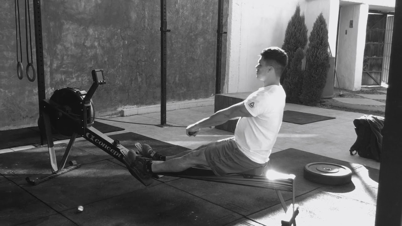 Rowing legs and torso - YouTube