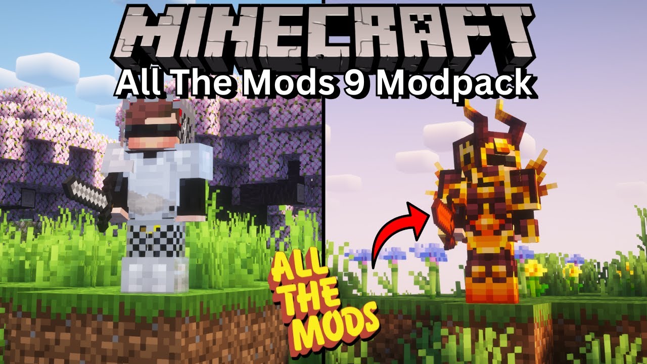 Minecraft With The All The Mods 9 Modpack is Amazing - YouTube