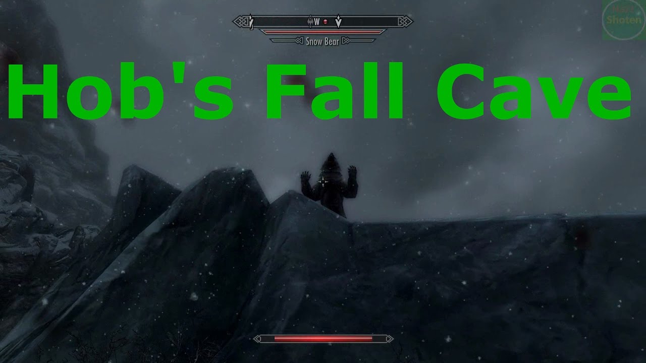 Skyrim - Hob's Fall Cave - YouTube
