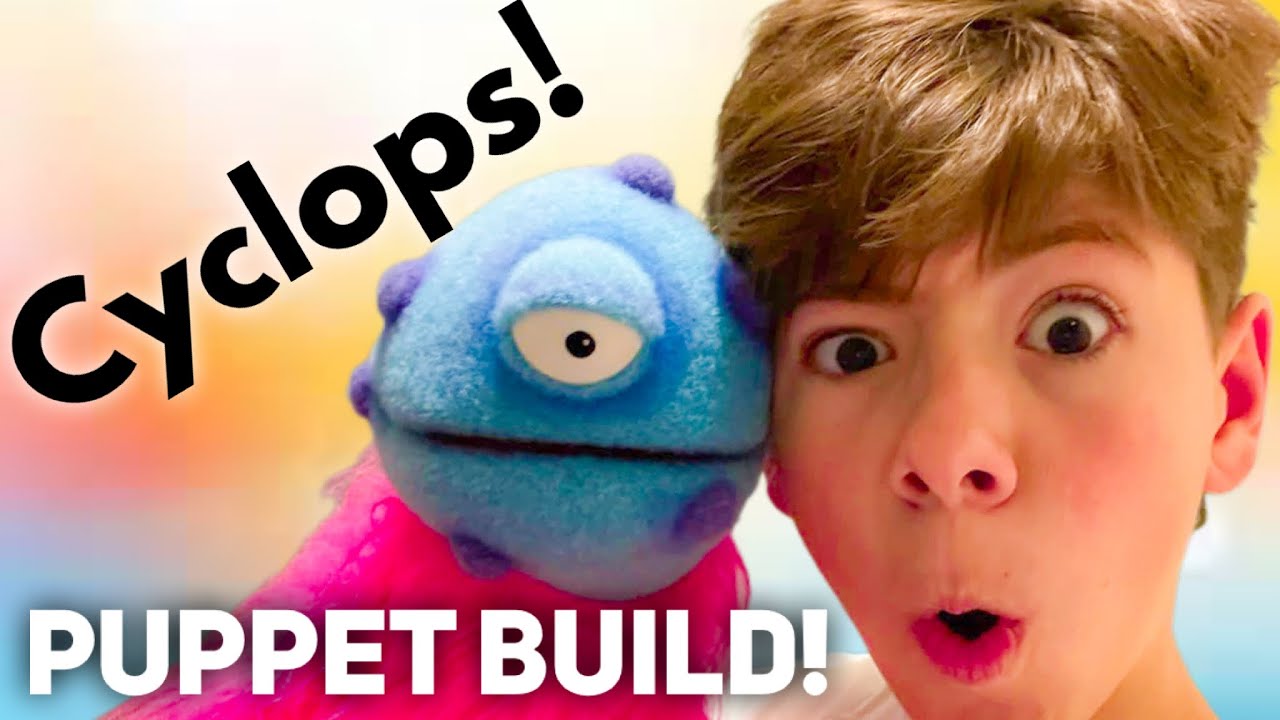 Let’s Make a Cyclops Puppet! with guest artist Leo Rossi!!! - YouTube