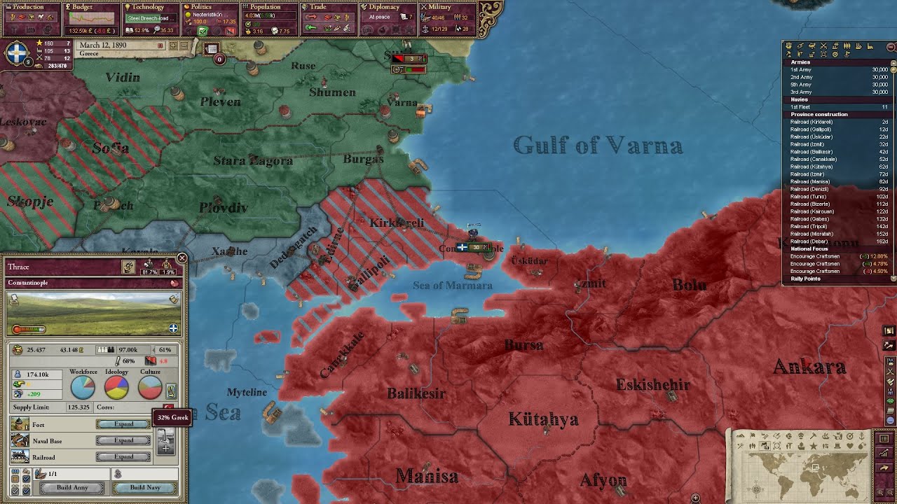 Victoria 2 HPM - Greek Campaign (Part 7) - YouTube