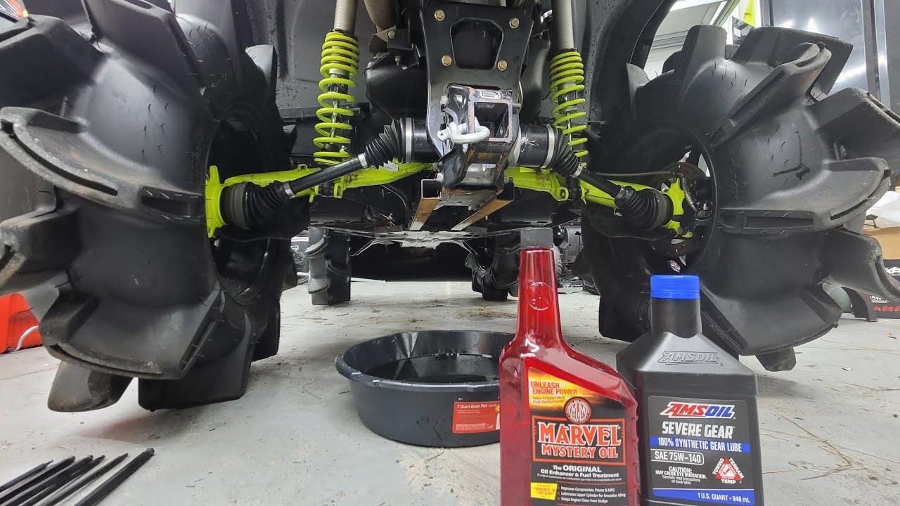 How To Save A Swamped Diff On Any Canam or atv! - YouTube