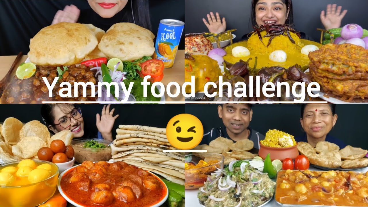 Tasty veg food eating challenge😋|mukbang show video| - YouTube