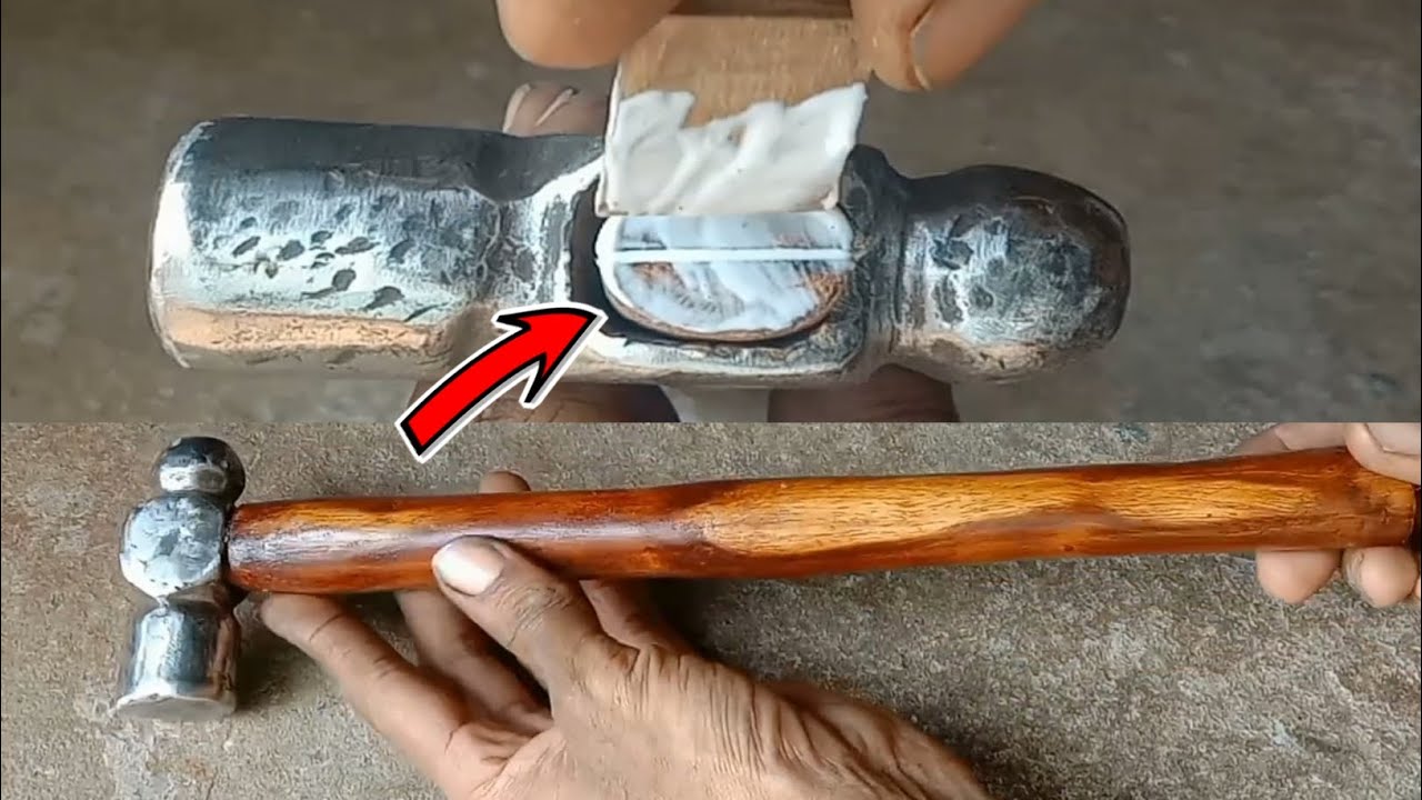 Hammer making at home/ hammer restoration ️😱🤔 - YouTube