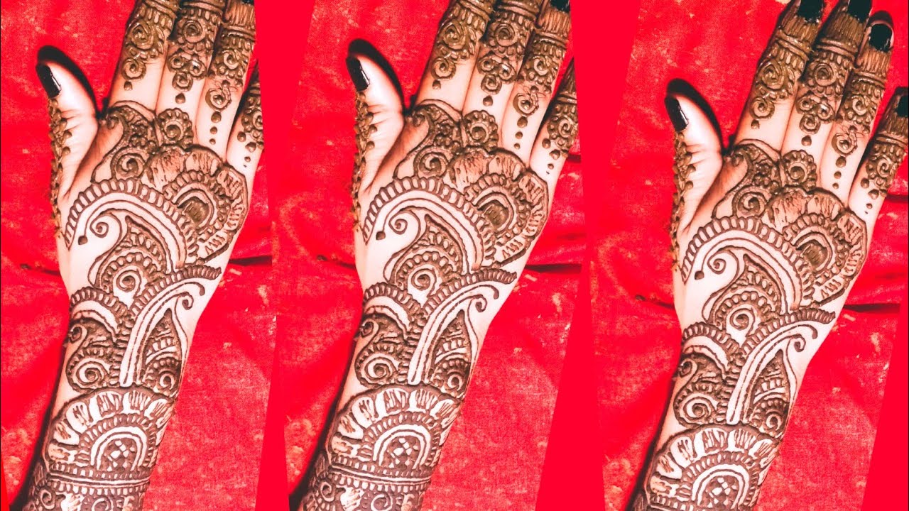 Easy Stylish Keri Mehndi designs|Simple Mehandi design|Mehandi ka ...