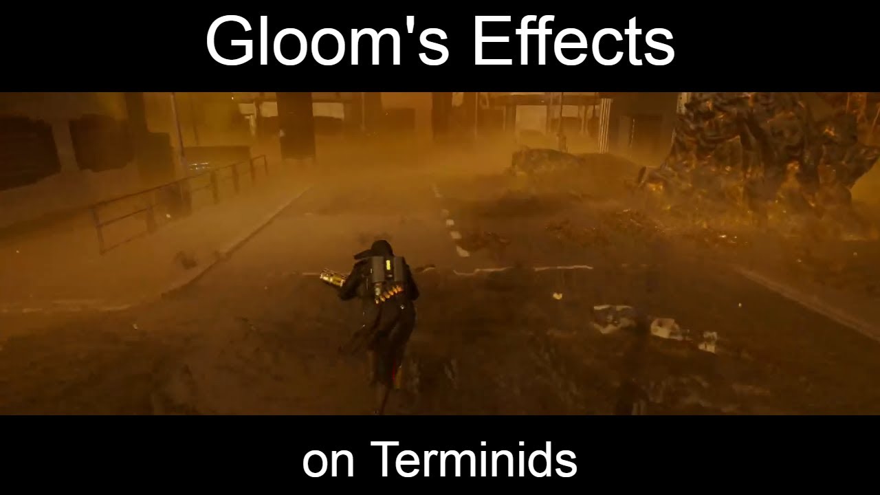 Helldivers 2 - Gloom's Effects on Terminids - YouTube