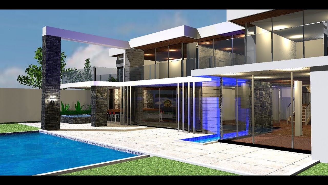 Modern Home (Sweet Home 3D) #STAYHOME and design #WITHME - YouTube