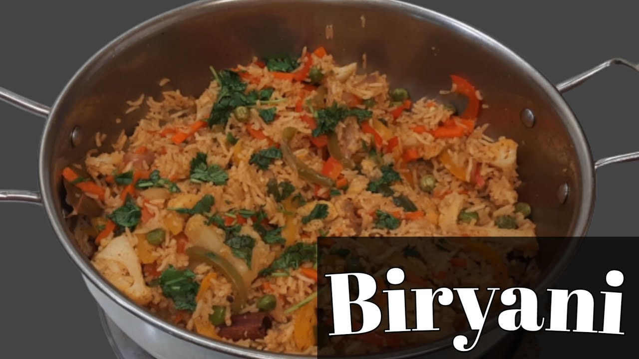 वेज बिरयानी रेसिपी | Easy And Quick Vegetable Biryani | Simple Biryani ...