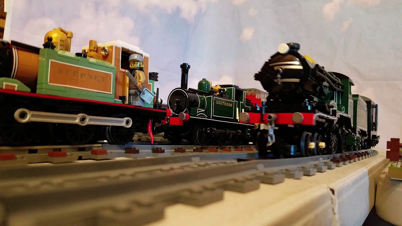 LEGO TRAIN MOC SR V1 7WIDE - YouTube