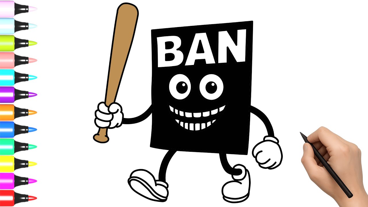 How to Draw Ban Ban Ban Sahur | Drawing Italian Brainrot - YouTube