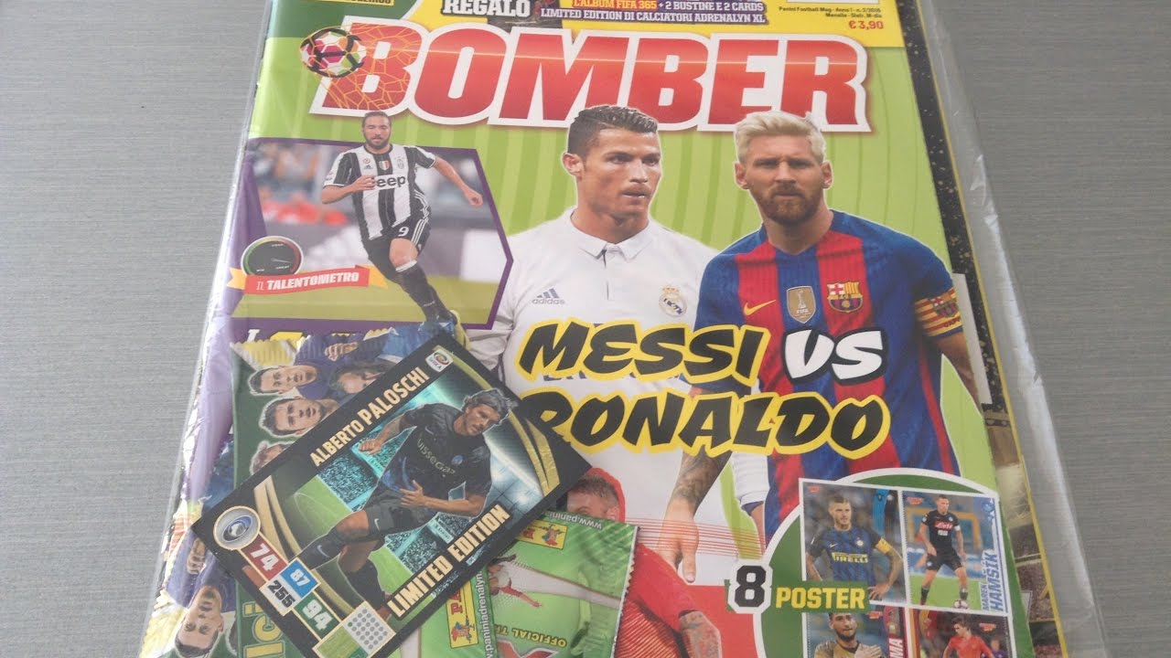 PANINI BOMBER MAGAZINE #2 **2 NEW LIMITED EDITION CARDS & STICKER ALBUM ...