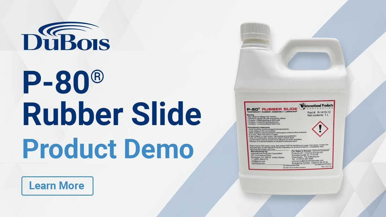 P-80® Rubber Slide Product Demonstration - YouTube
