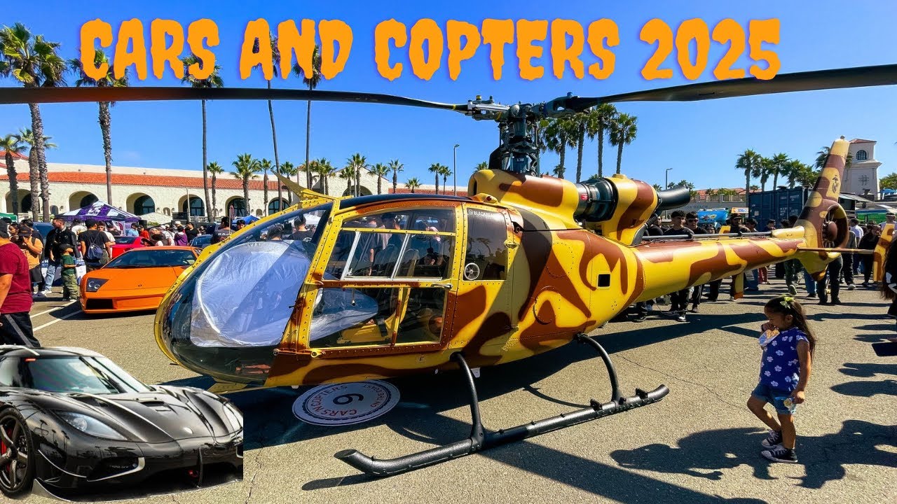 ULTIMATE Cars 'N Copters 2025: Hypercars, Helicopters, Food Trucks ...