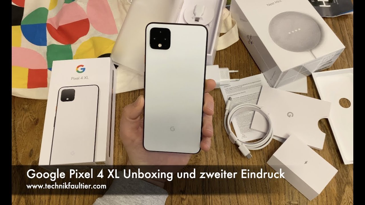 Google Pixel 4 XL Unboxing und zweiter Eindruck - YouTube