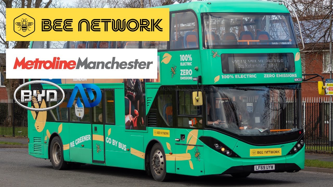 Bee Network: Metroline Manchester 368 To Wythenshawe via Cheadle Hulme ...