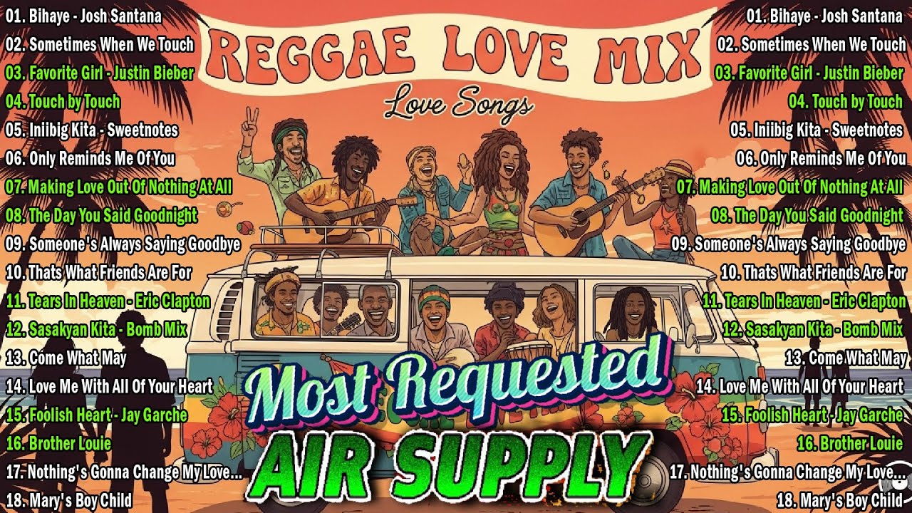 🌴 REGGAE LOVE SONGS MIX 2025 — Non-Stop Romantic Playlist (2H) ENGLISH ...