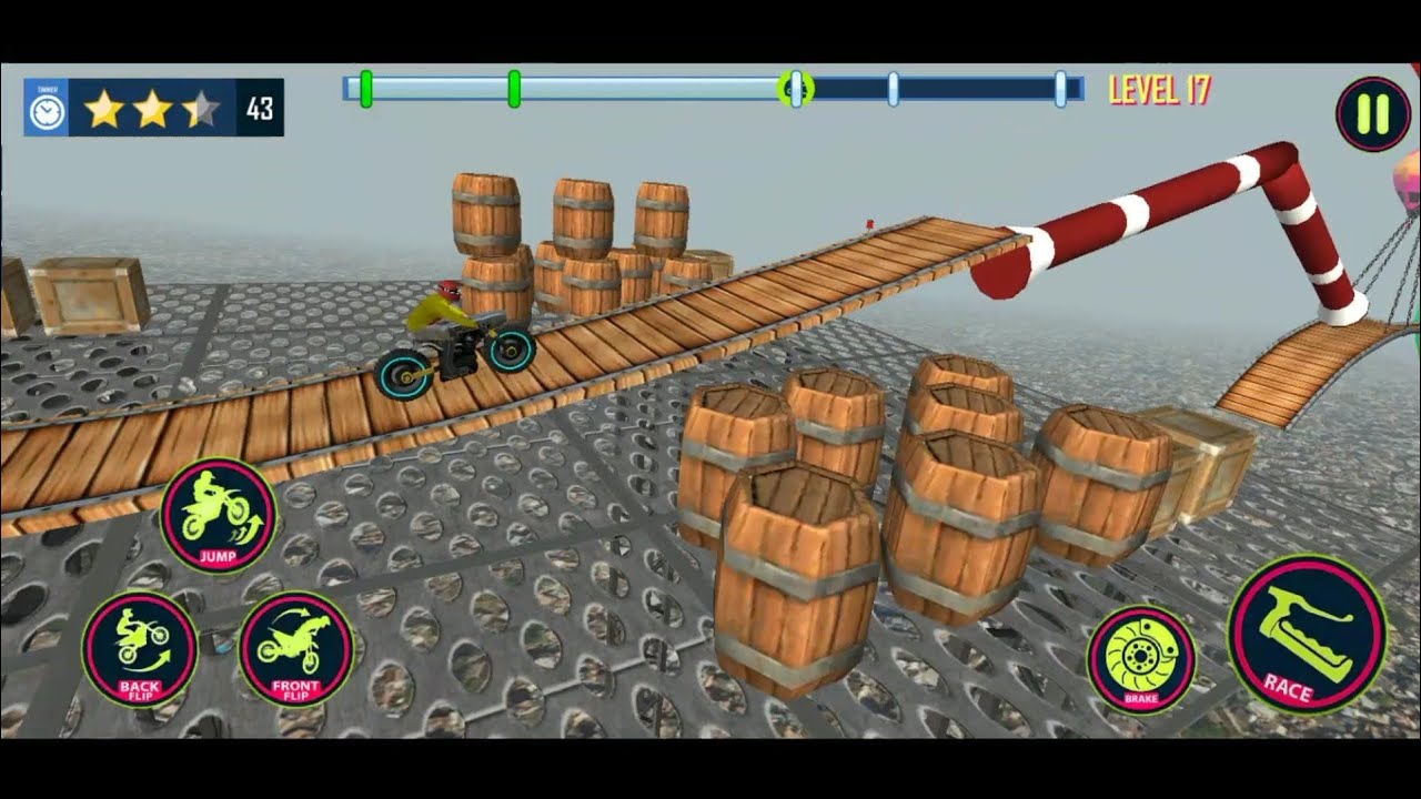 Bike stunt game | Bike ramp stunt game - YouTube