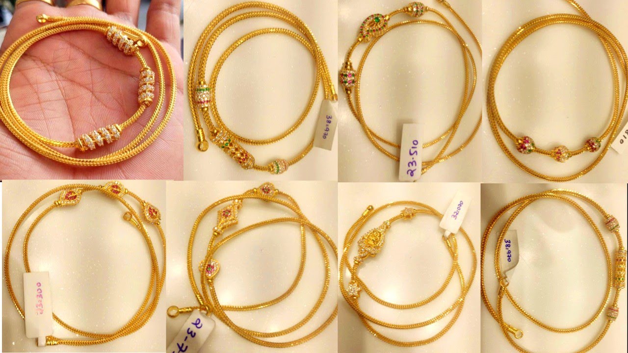 Gold mugappu thadu collection | mangalsutra chain designs - YouTube