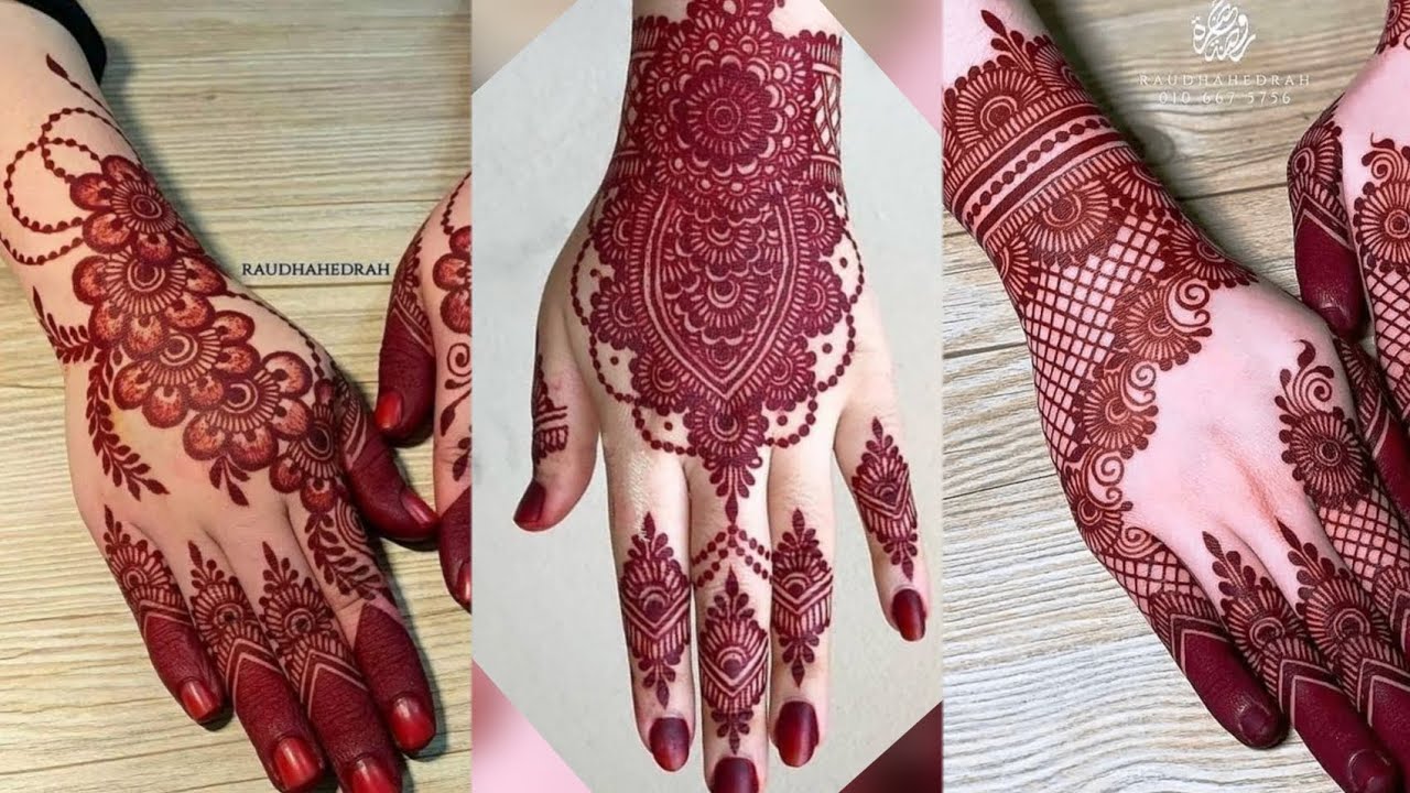 Top 3 unique Modern Stylish Mehndi Designs • New Beautiful Modern ...