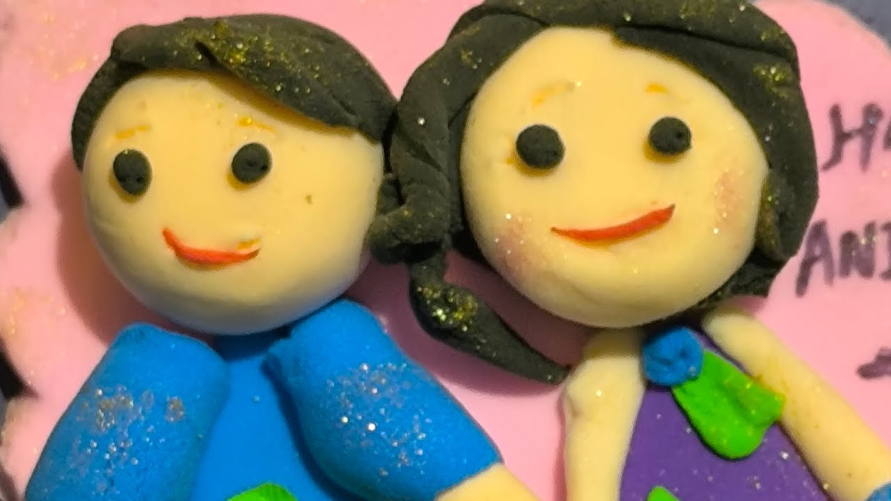How to make Beautiful couple from airdry clay|couple craft ideas ...