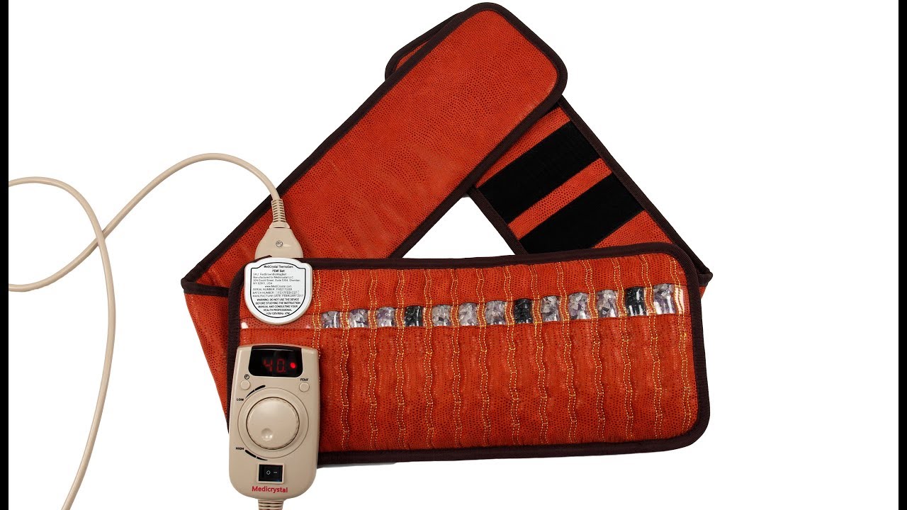 How to use MediCrystal™ FIR Amethyst Tourmaline PEMF Belt - YouTube