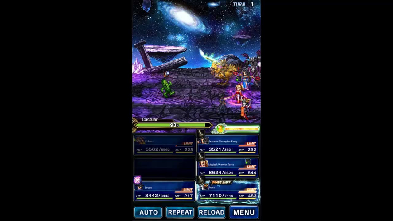 FFBE Limit Bursts - 5-star Bruce (Revolver Quartet) - YouTube
