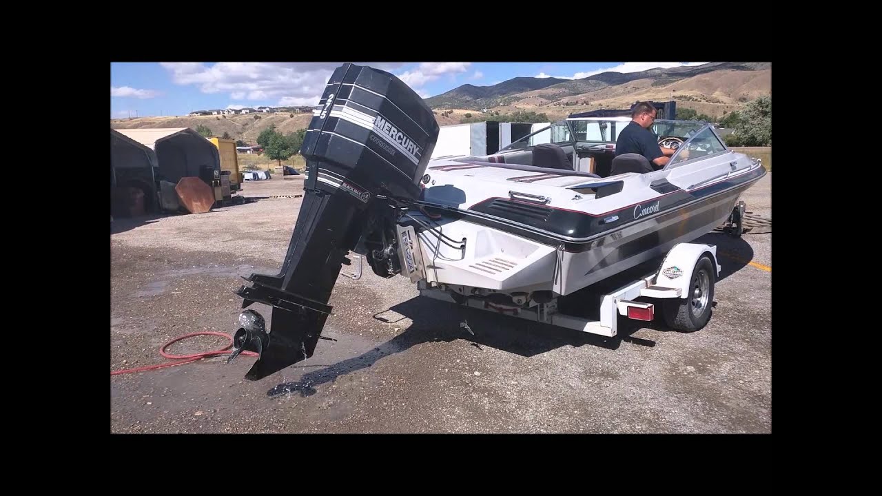 1986 Concord Boat and Trailer - YouTube