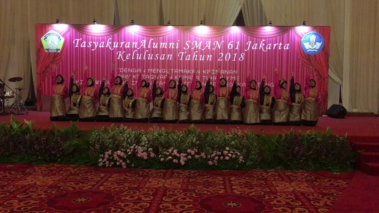 Saman SMAN 61 Jakarta (Traxyon) @ Graduation 2018 SMAN 61 Jakarta - YouTube