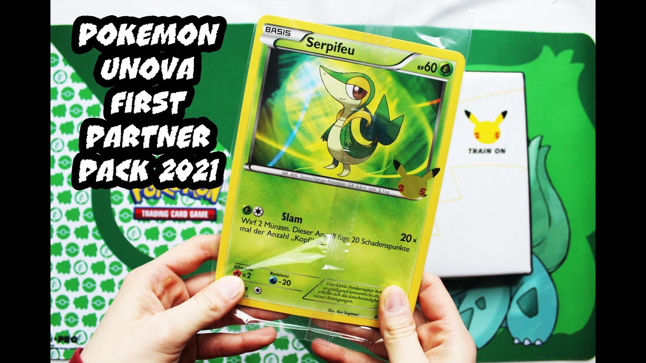 POKEMON FIRST PARTNER PACK (UNOVA/EINALL) 2021 (GERMAN) - YouTube