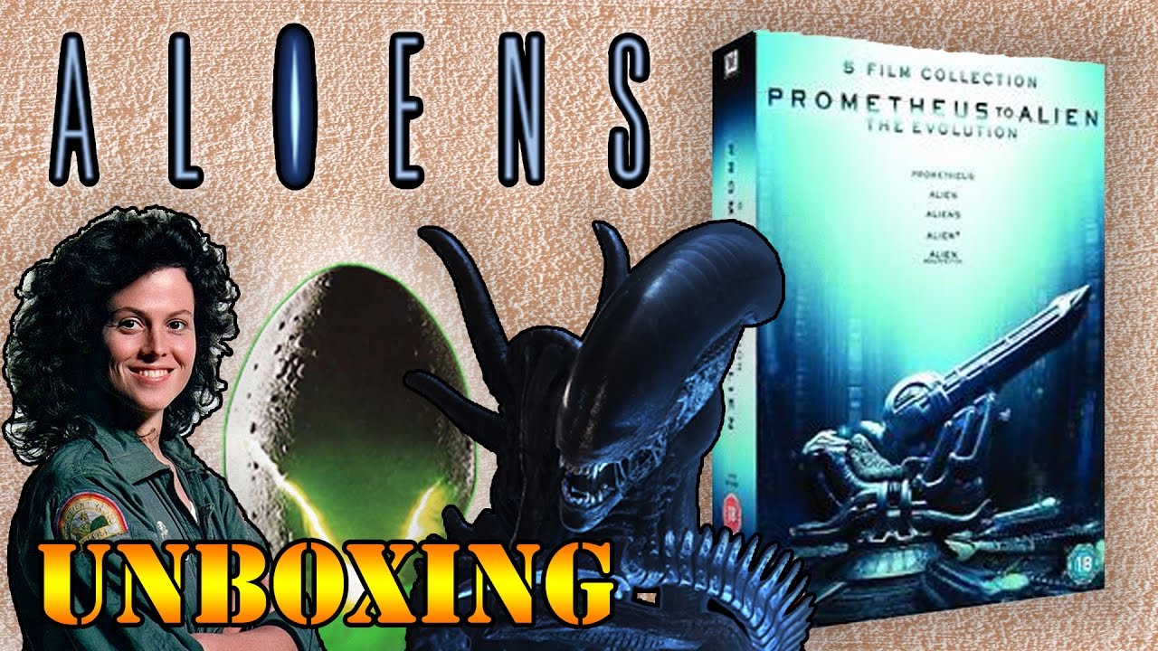 Prometheus to Alien: The Evolution! 5-Film Collection DVD | UNBOXING ...