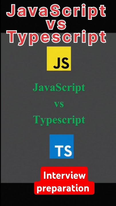 JavaScript vs TypeScript: What’s the Difference? #shorts #javascript #typescript - YouTube