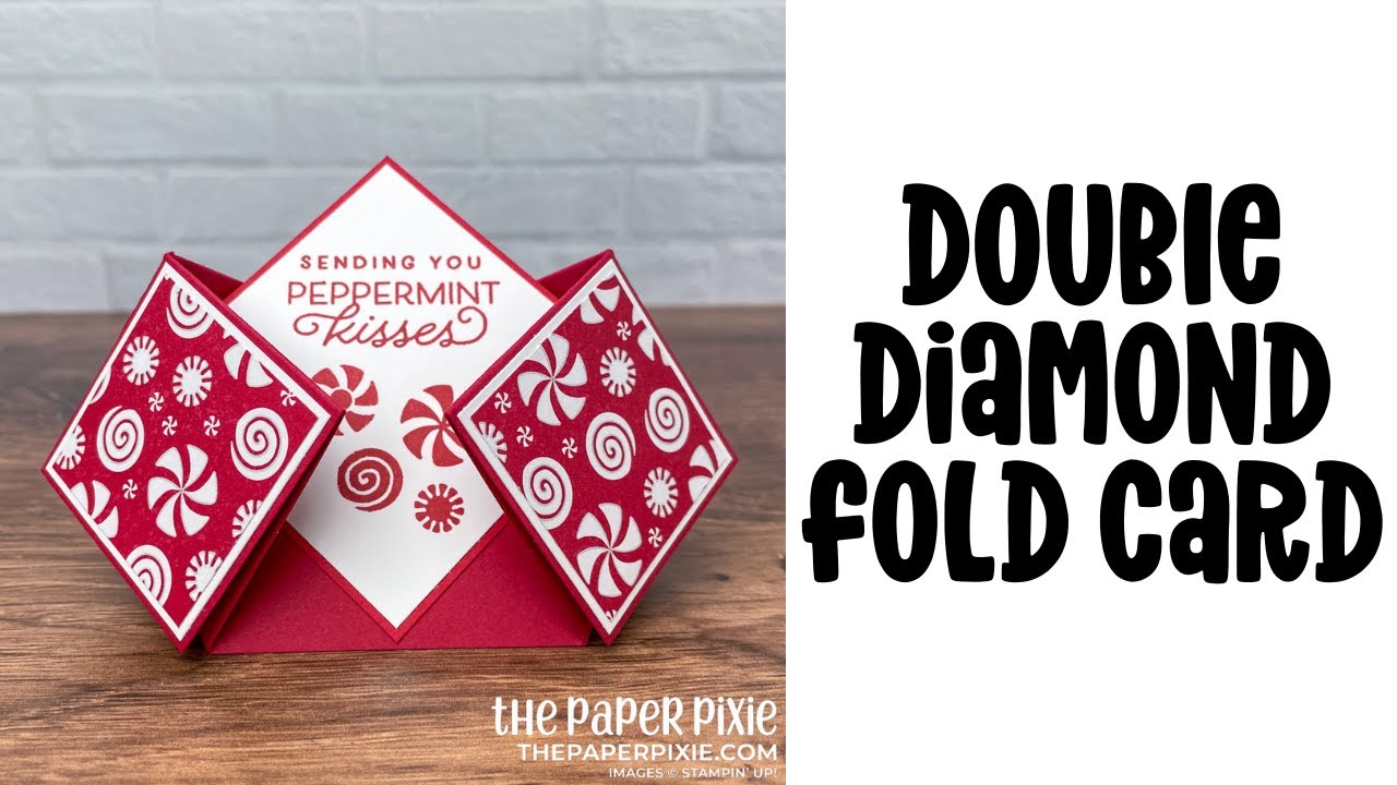 Double Diamond Fold Card Tutorial - YouTube