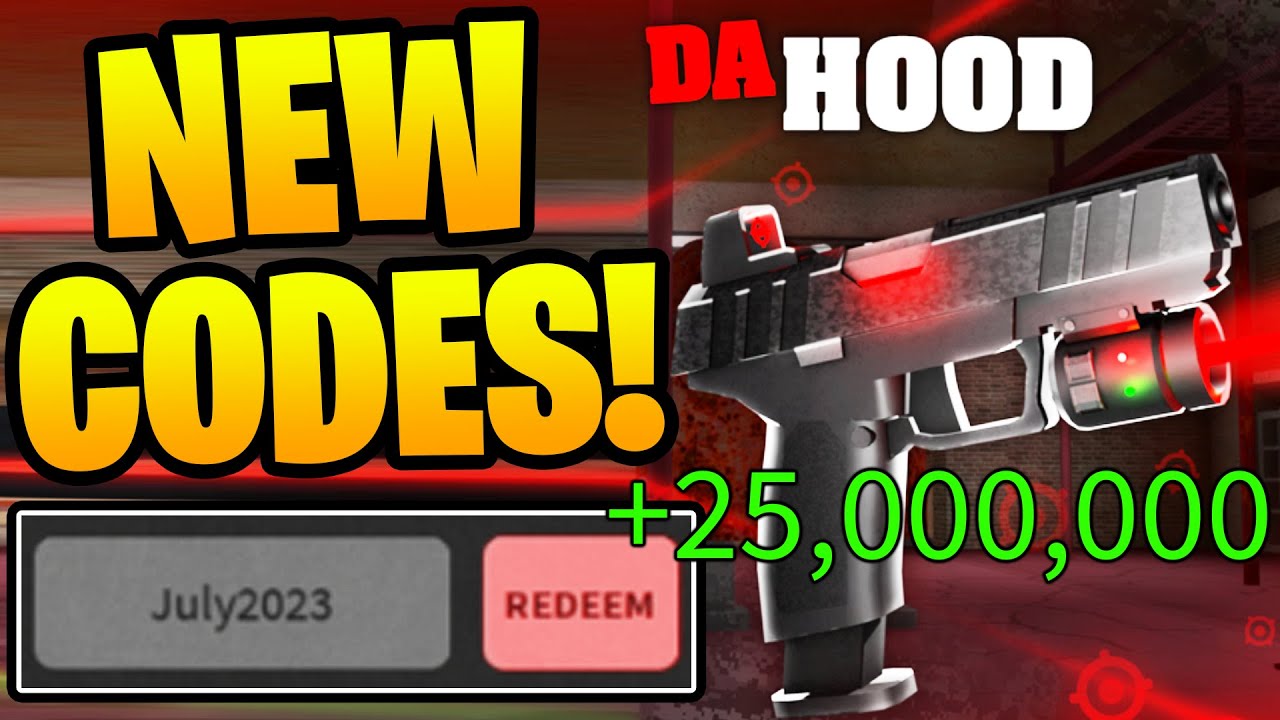 *NEW* ALL WORKING CODES FOR Da Hood IN JULY 2023! ROBLOX Da Hood CODES ...