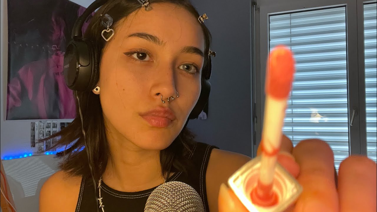 ASMR // doing your makeup (fast and aggressive) - YouTube