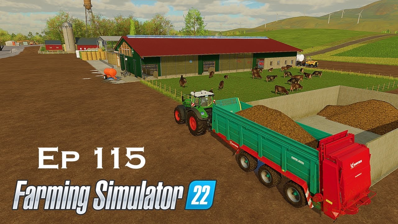 farming Simulator 22 fs22 timelapse Ep #115 west bridge hills map fs22 ...