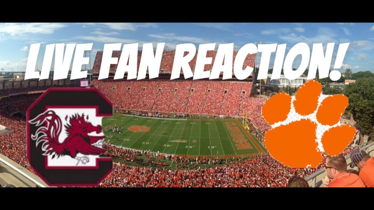 LIVE! SOUTH CAROLINA AT CLEMSON- FAN REACTION AND WATCH ALONG! - YouTube