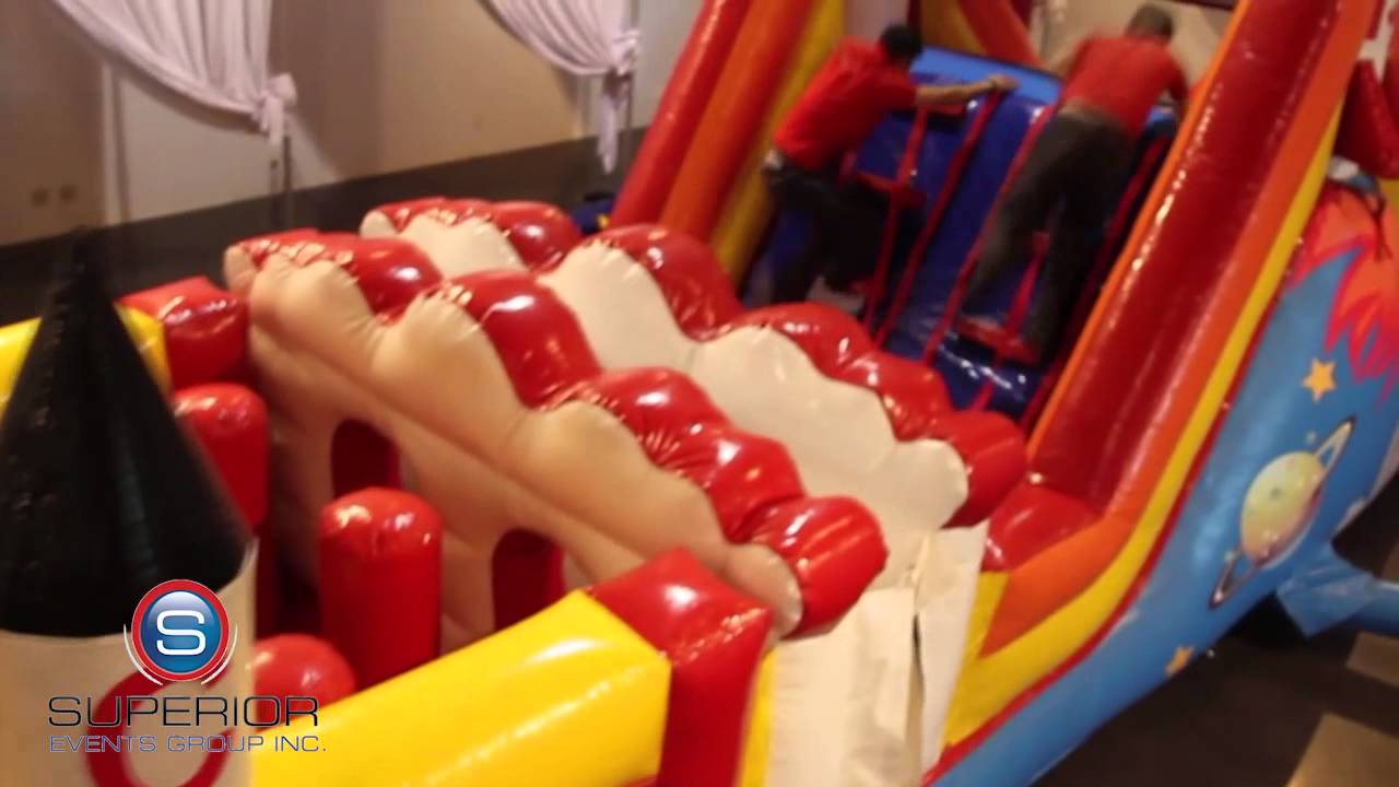 Space Shuttle Obstacle Course - Event Rental Toronto - YouTube