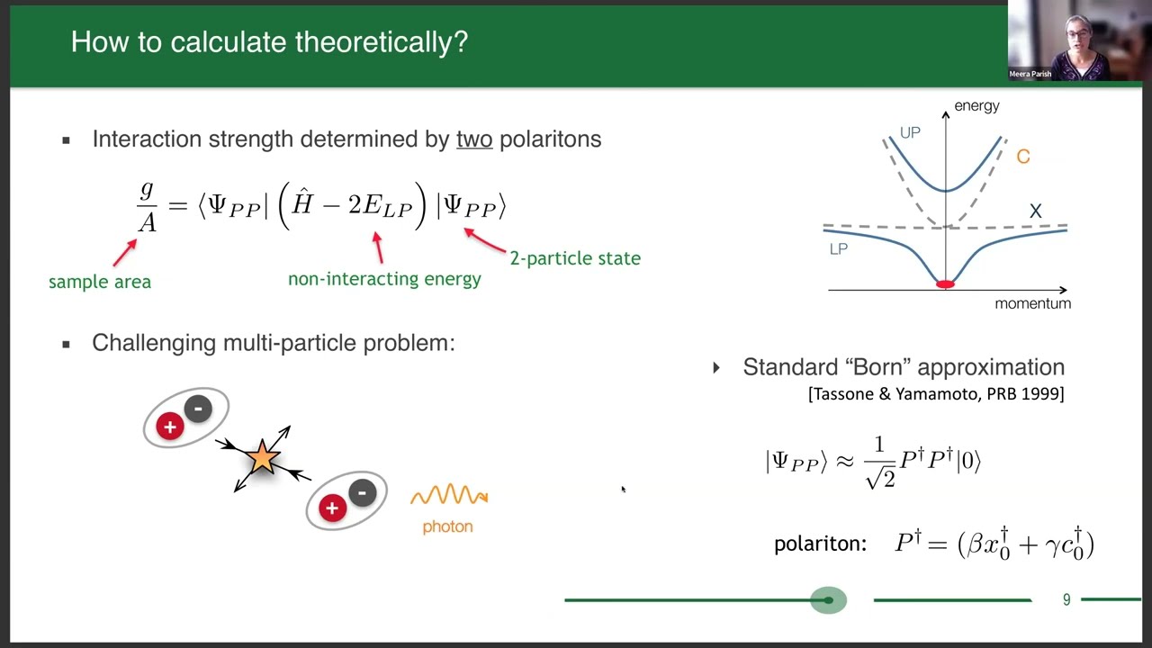 Light-matter coupled quantum systems in flatland, Meera Parish - YouTube