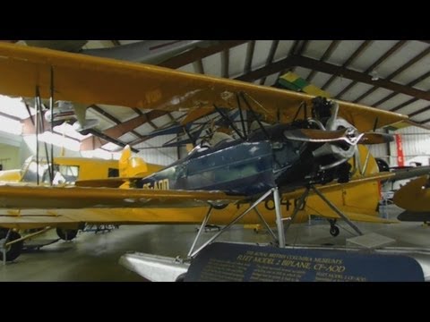 Float Biplane British Columbia Aviation Museum - YouTube