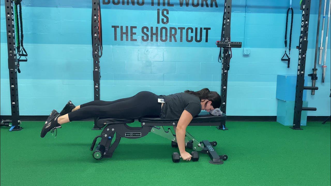 Prone Bench Rows - YouTube